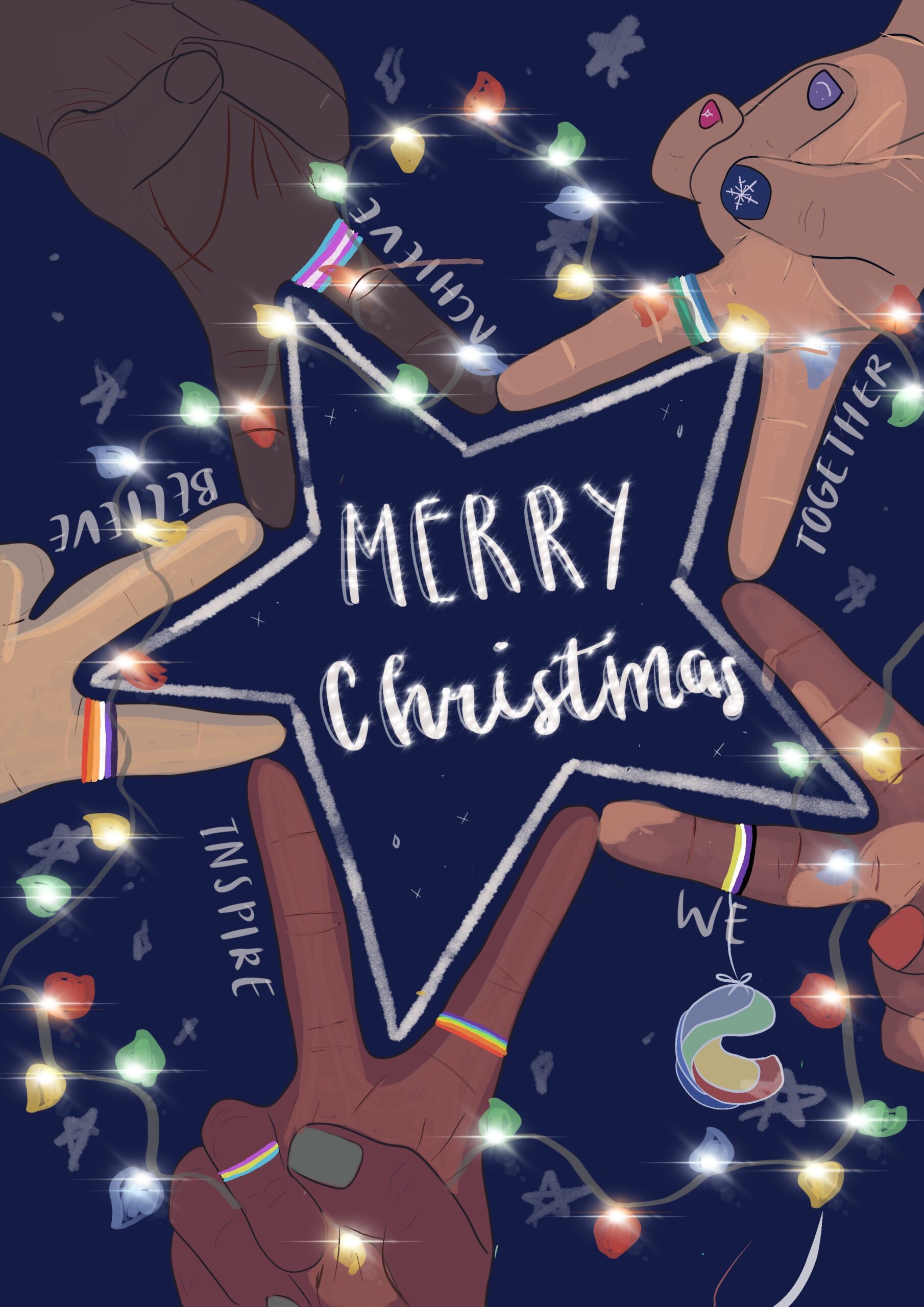 Graphic Design student wins Christmas card competition - Cheshire ...