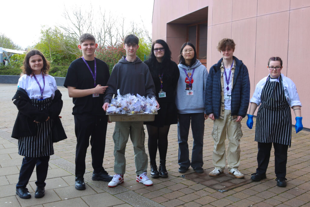 Letterchocs Delivery! Cheshire College Students Give Easter Treats to ...