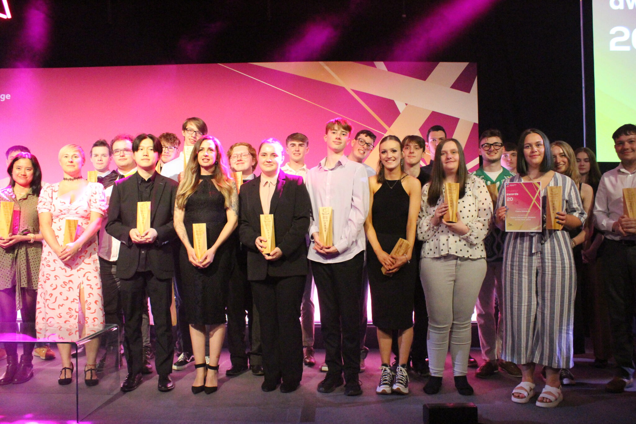 Friends and family celebrate success at Cheshire College Student Awards ...
