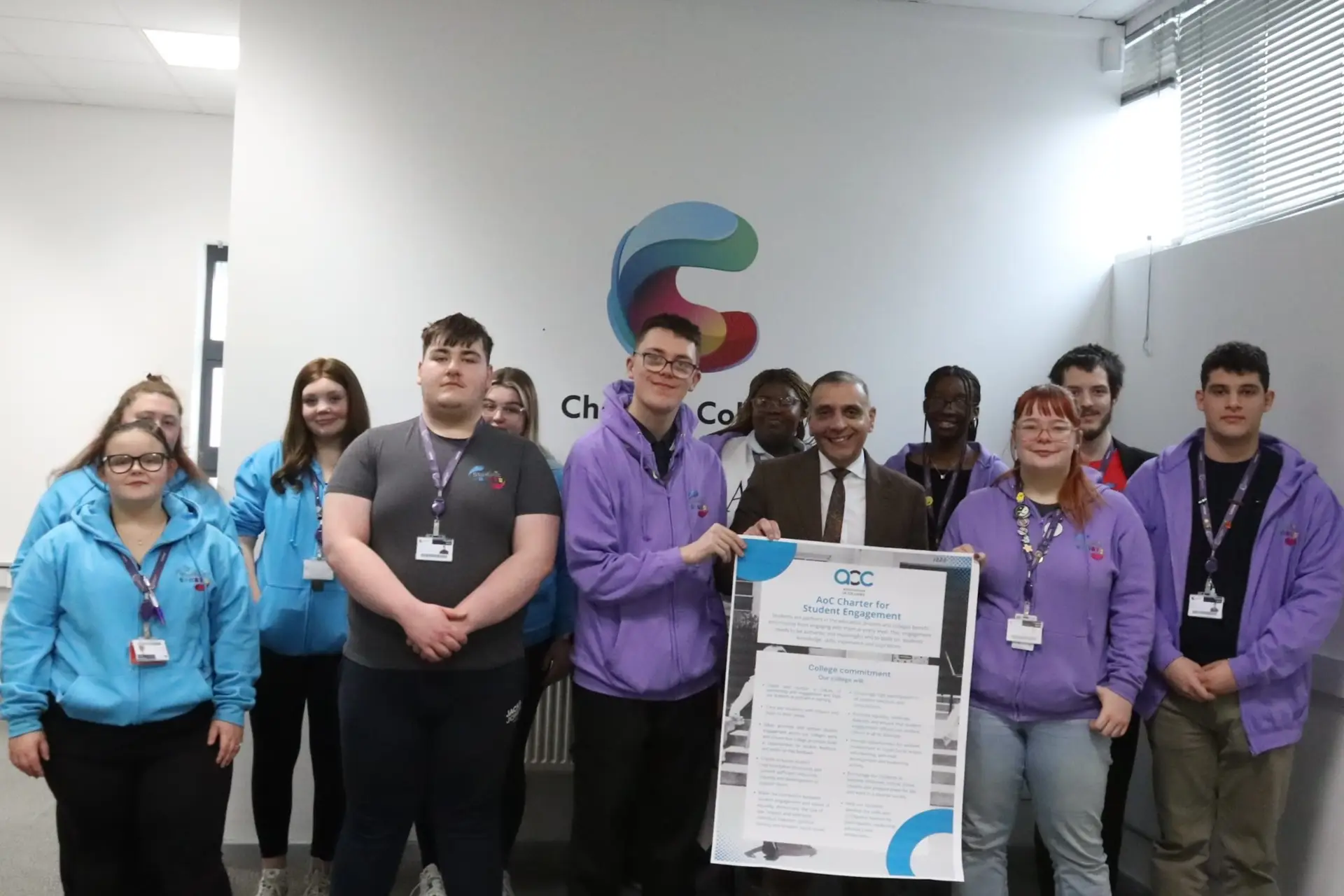 Cheshire College Joins the AoC Student Engagement Charter - Cheshire ...