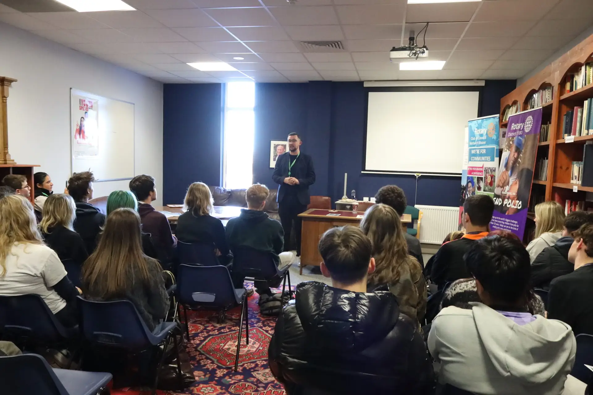 MP Connor Naismith Visits College During Parliament Week